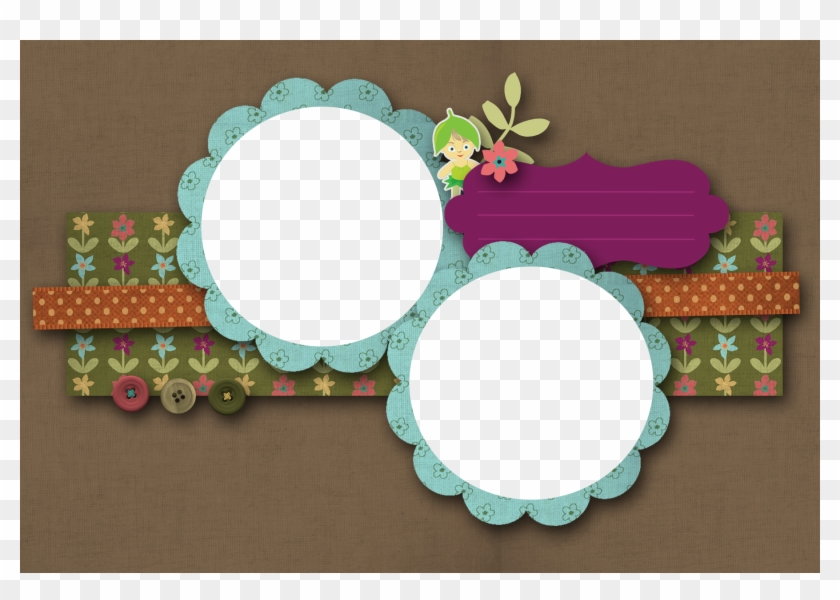 2 Circle Photos, - Cute Circle Photo Frame Png, Transparent Png ...