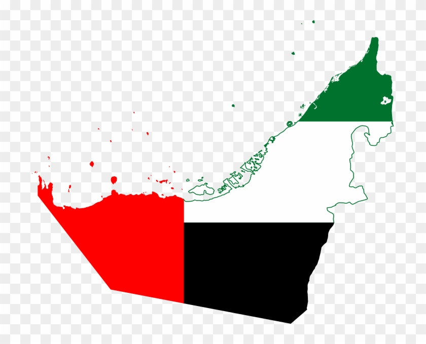 Uae Flag Map