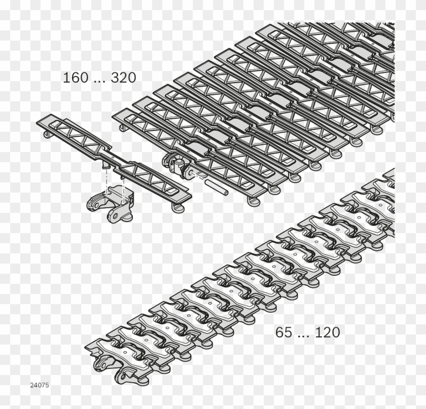 The Number Of Chain Links With Static Friction Lining - Drawing, HD Png ...