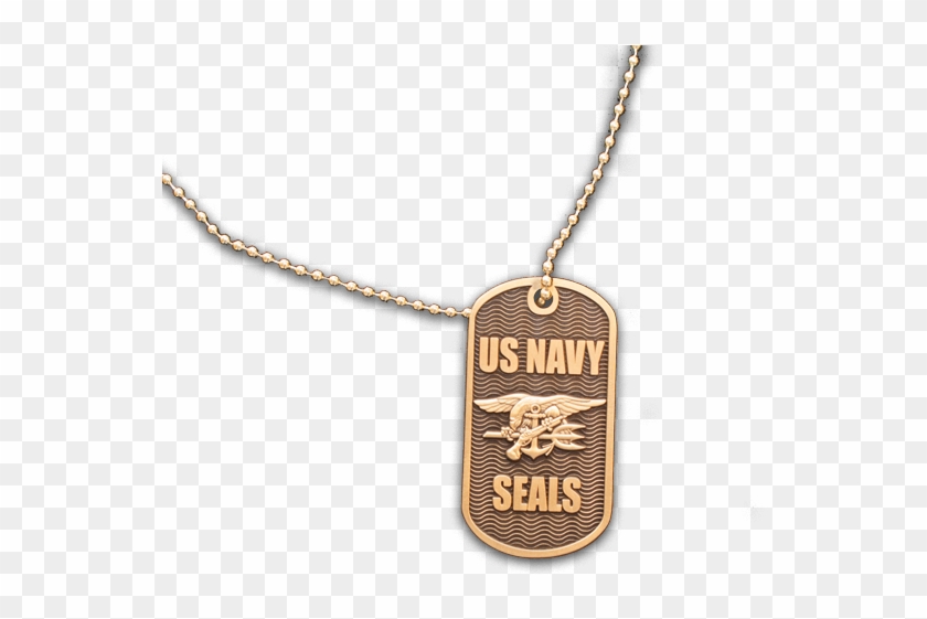 Us Navy Seals Trident Dog Tag - Locket, HD Png Download - 640x640 ...