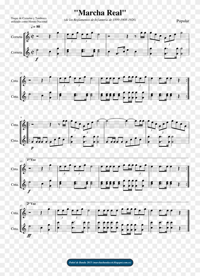 Marcha Real Sheet Music Audiovisual Warfare: Music And International