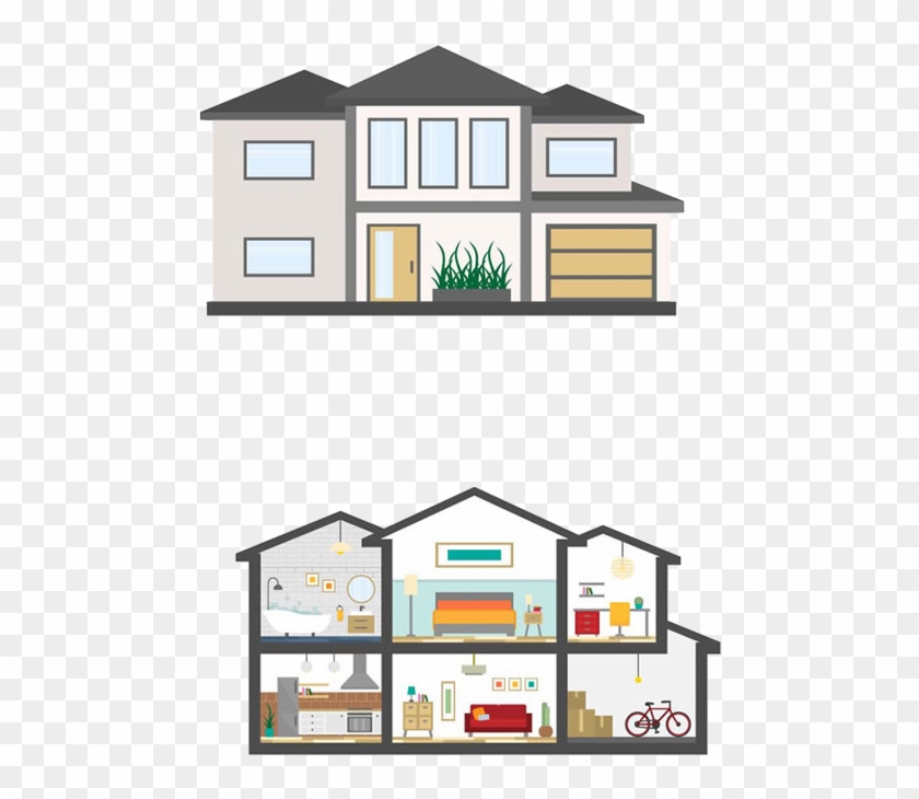 Collection Of Free Vector Apartments Home Improvement - Home Anatomy ...