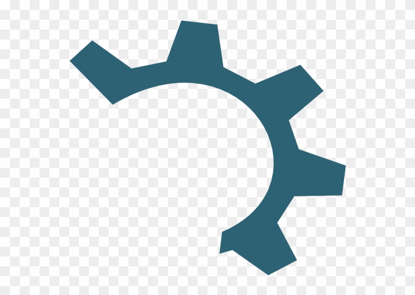 Svg Gear Half - Half Cog Png, Transparent Png - 600x586(#4657030) - PngFind
