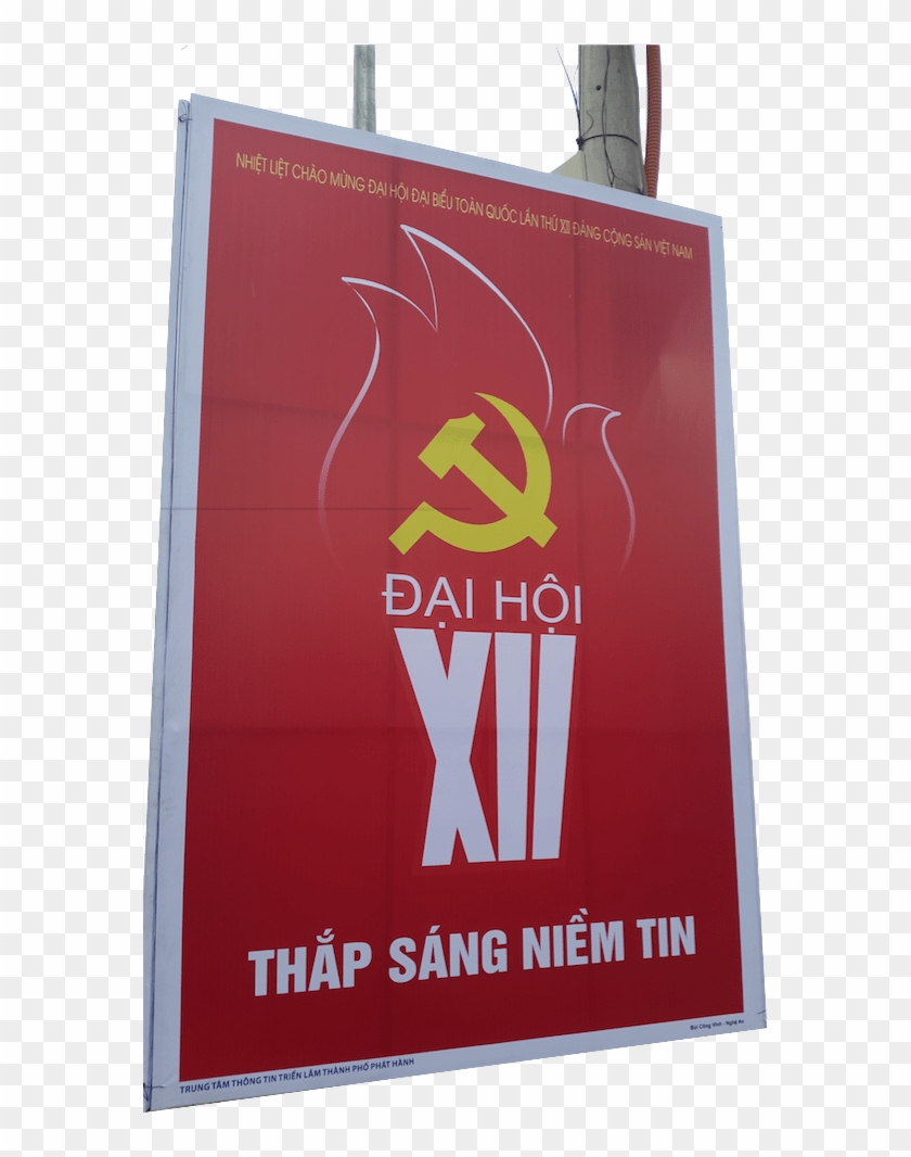Communist Propaganda Poster In Saigon Vietnam - Banner, HD Png Download ...