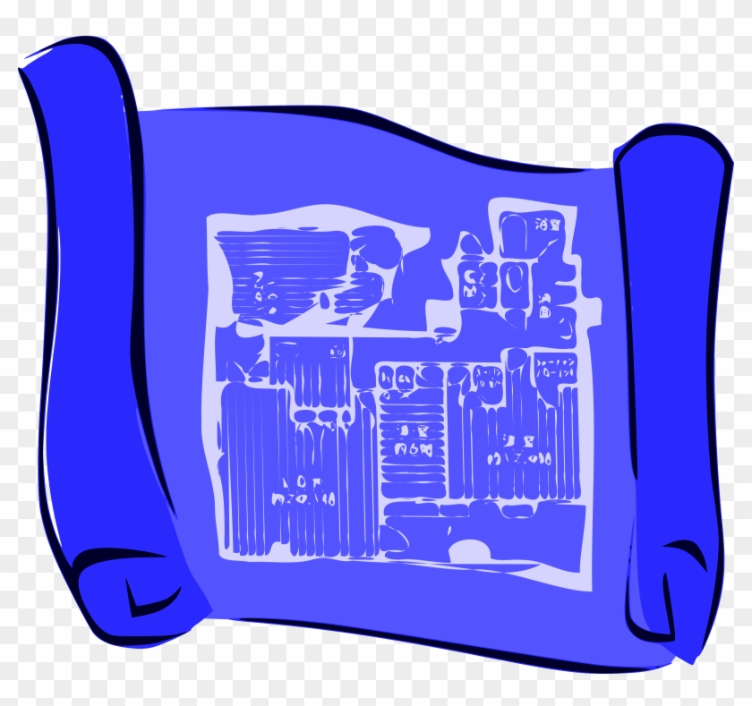 This Free Icons Png Design Of Simple Blueprints - Clip Art Blueprint ...