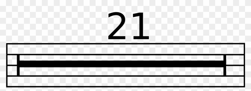 File - Multimeasure Rest - Svg - 16 Bar Rest, HD Png Download ...