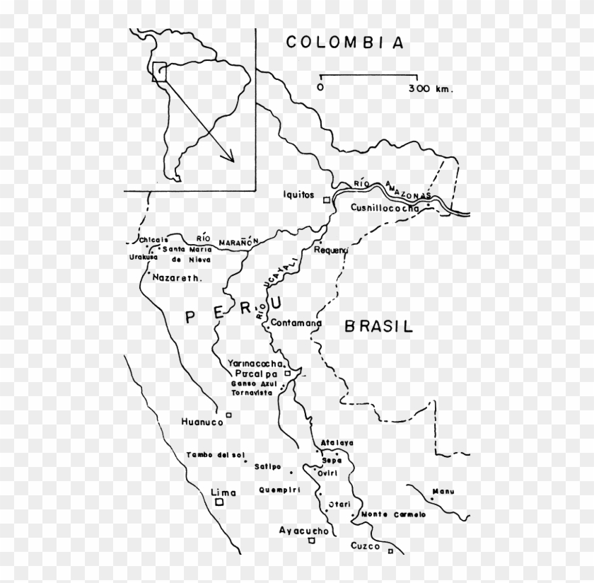 La Amazonía Peruana - Map, HD Png Download - 490x744(#4694869) - PngFind