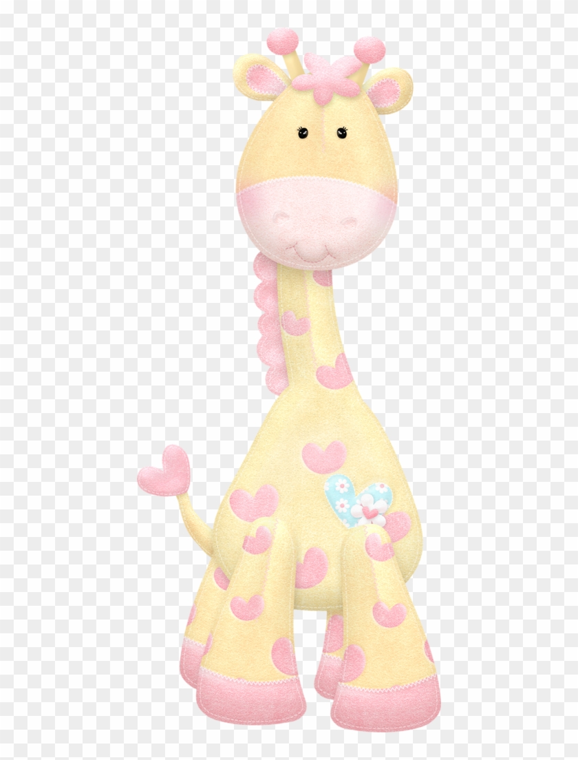 Very Cute Yellow And Pink Giraffe Print - Baby Pink Giraffe Clipart, HD ...