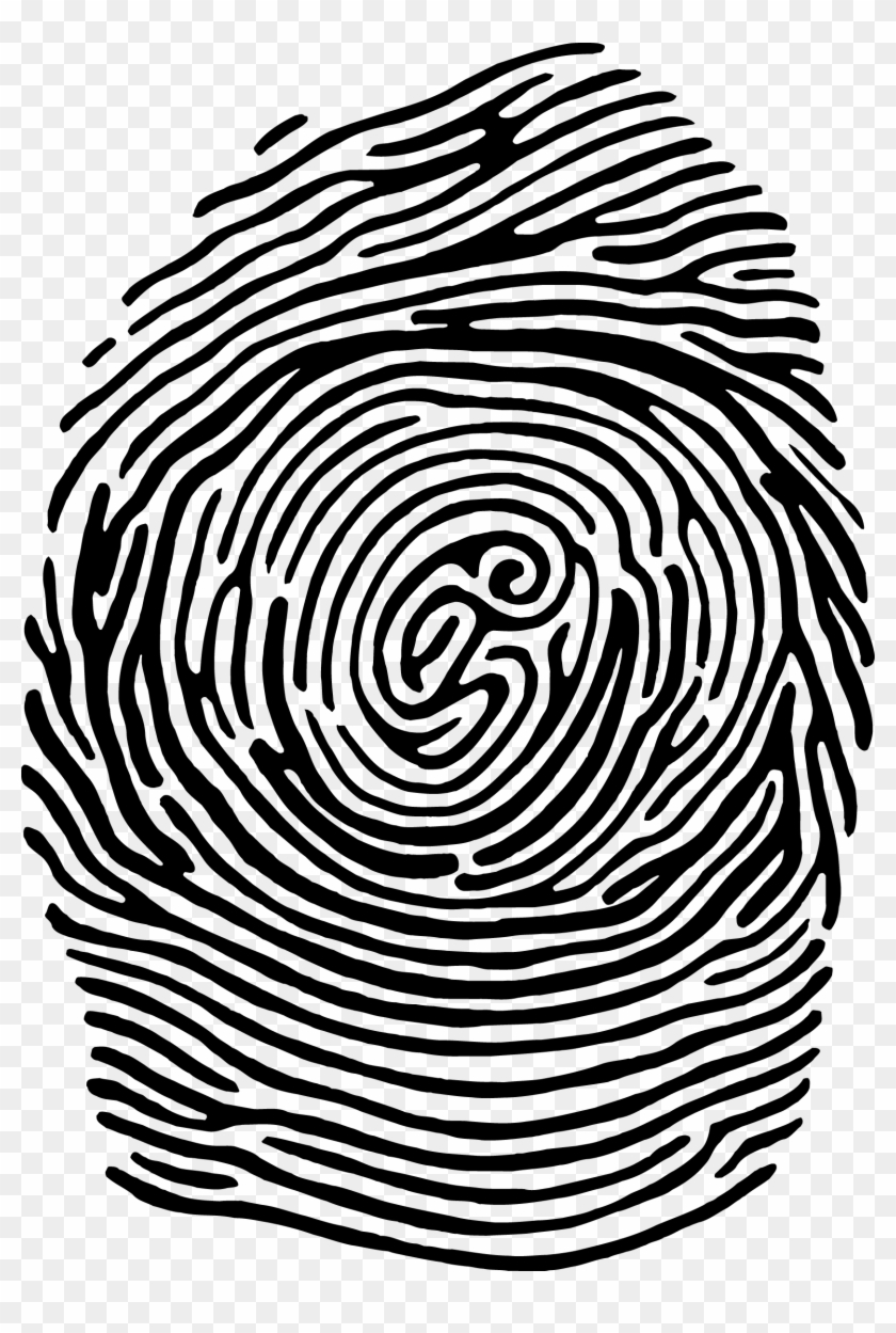 Freeuse Download Fingerprint Clipart Simplified - Secret Agent Border ...