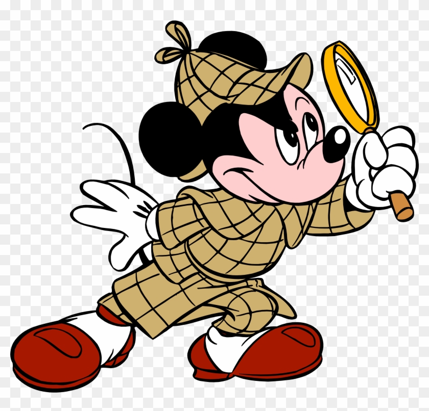 Mickey Mouse Png - Mickey Mouse Magnifying Glass, Transparent Png ...
