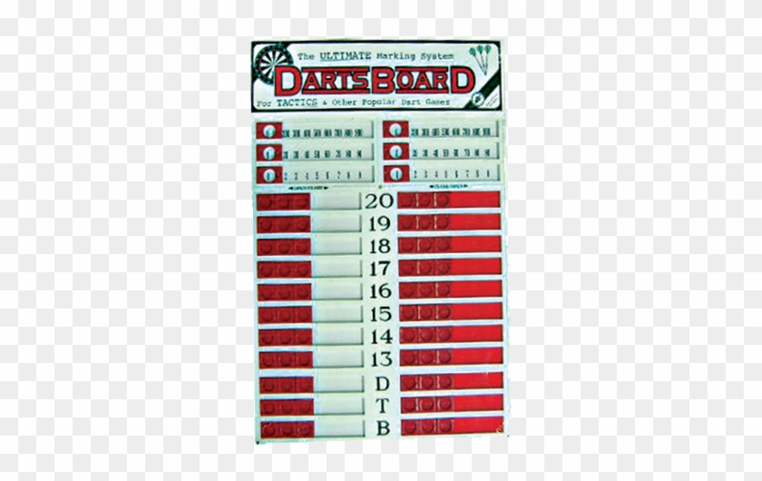Ultimate Dart Scoreboard Marking System - Dart Scoreboard, HD Png ...