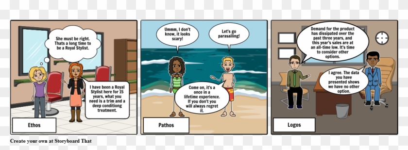 Ethos, Pathos, Logos - Cartoon, HD Png Download - 1164x385(#4720765 ...