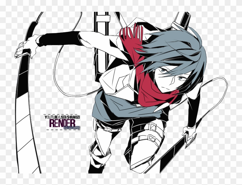 Mikasa Ackerman From Attack On Titan - Cartoon, HD Png Download ...
