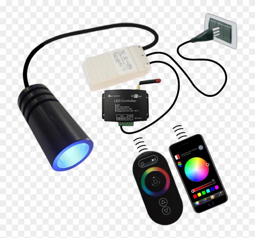 3w Rgb Led Light Source With R - Mobile Phone, HD Png Download ...