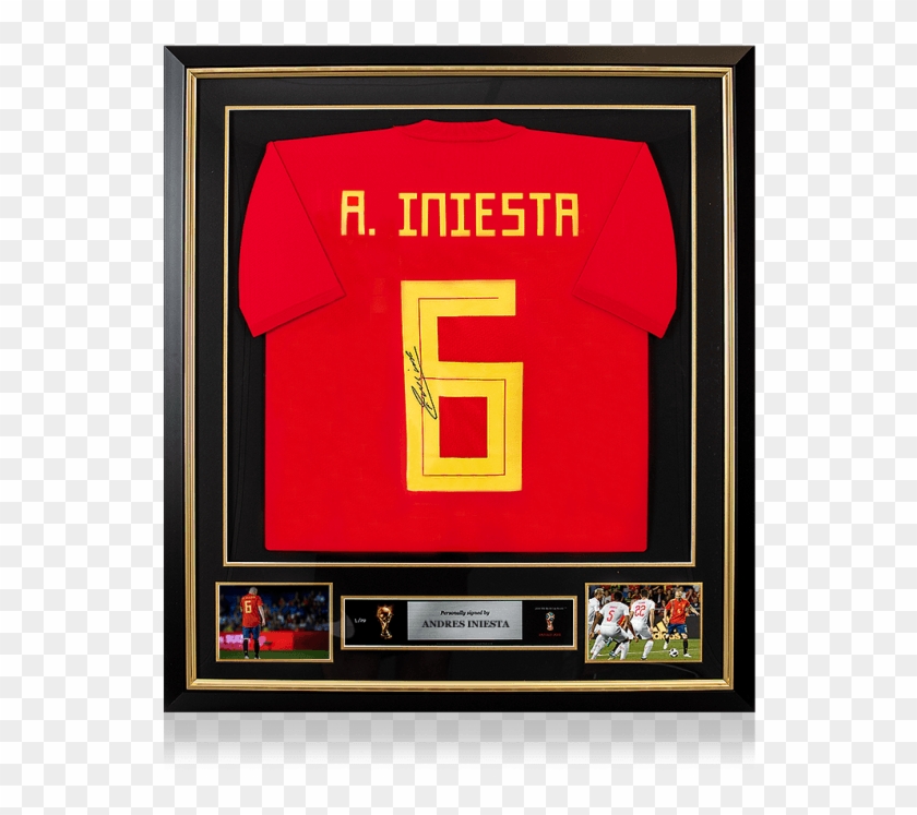 Andres Iniesta Official Fifa World Cup™ Back Signed - Iniesta World Cup ...
