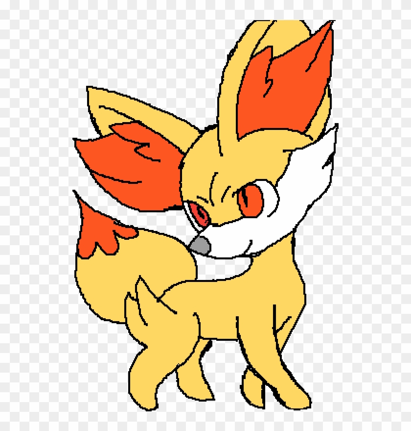 Fennekin - Cartoon, HD Png Download - 1000x1000(#4758549) - PngFind