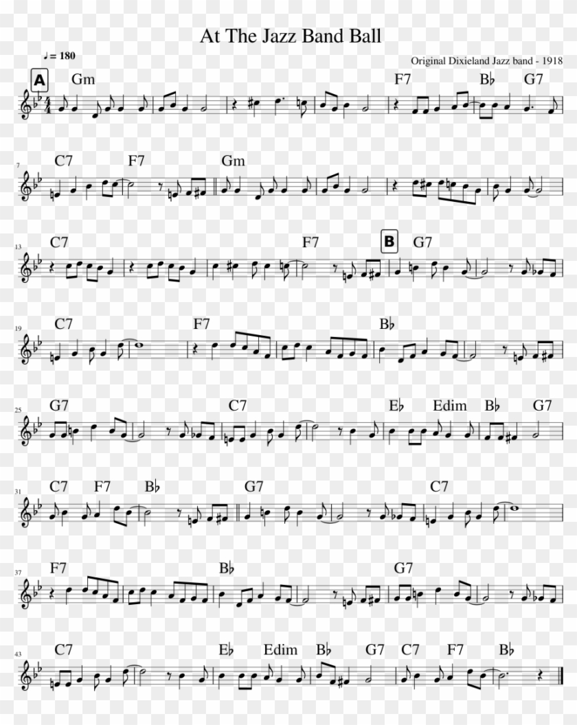 At The Jazz Band Ball Sheet Music Composed By Original - Jazzband Ball ...