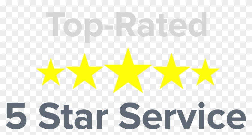 Top Rated 5 Star Service - Graphic Design, HD Png Download - 1208x591 ...
