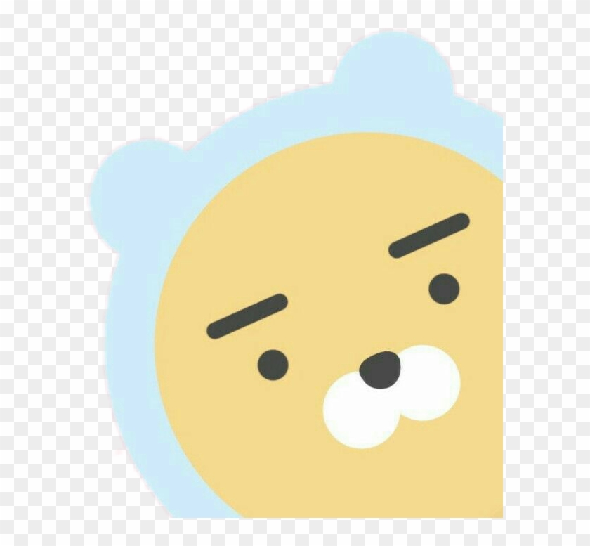 #ryan #kakaofriends #kawaii - Cartoon, HD Png Download - 593x697 ...