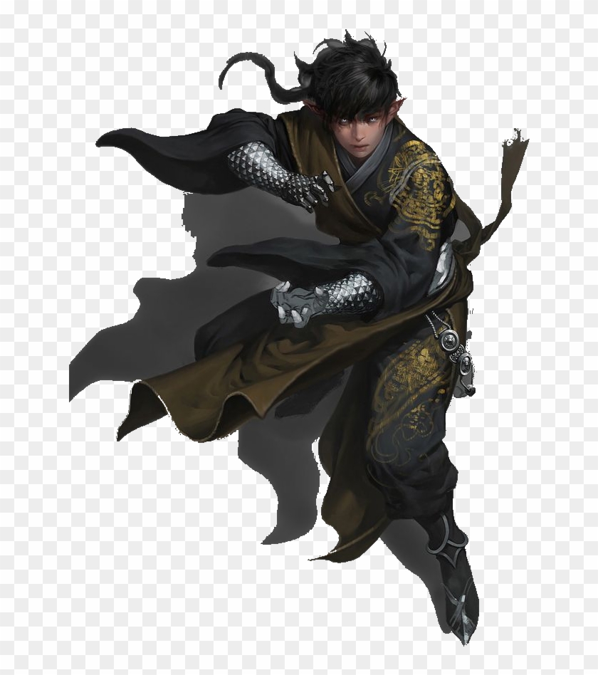 Espio - Dnd 5e Monk Way Of The Shadow, HD Png Download - 736x999 ...