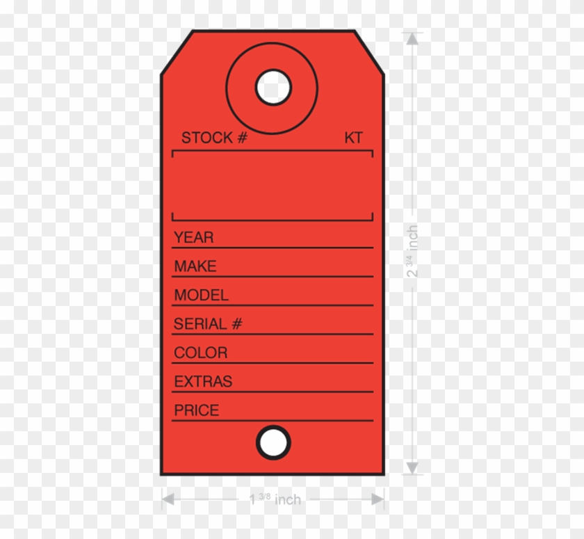 Red Paper Key Tag With Ring - Mobile Phone, HD Png Download - 700x700 ...