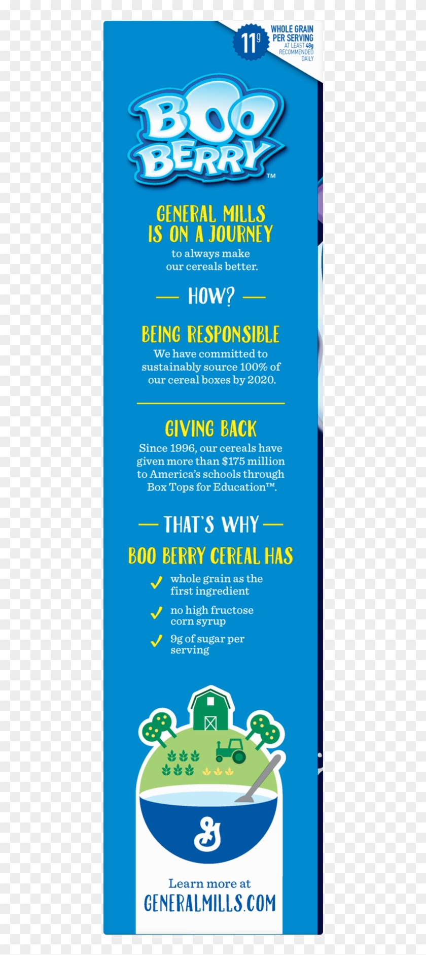 General Mills Cereal Banner