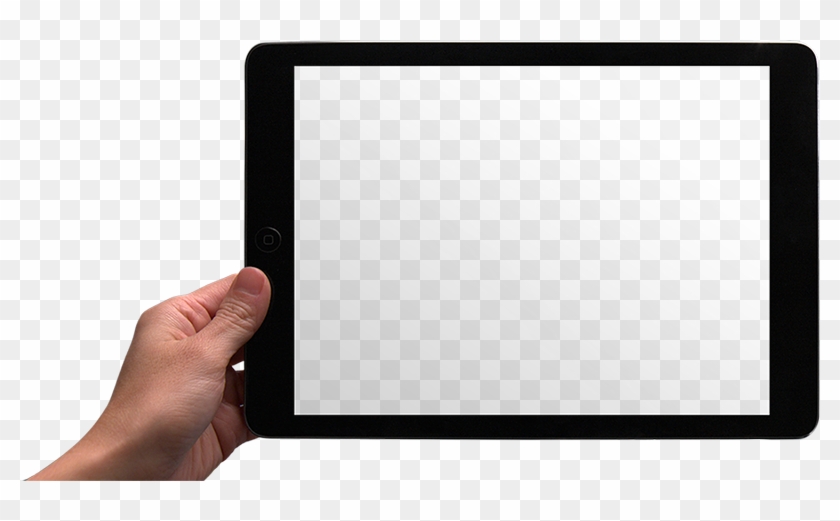 Ipadhand - Tablet In Hand Png, Transparent Png - 800x441(#480217) - PngFind