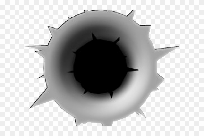 Bullet Clipart Crack - Bullet Hole, HD Png Download - 640x480(#481374 ...