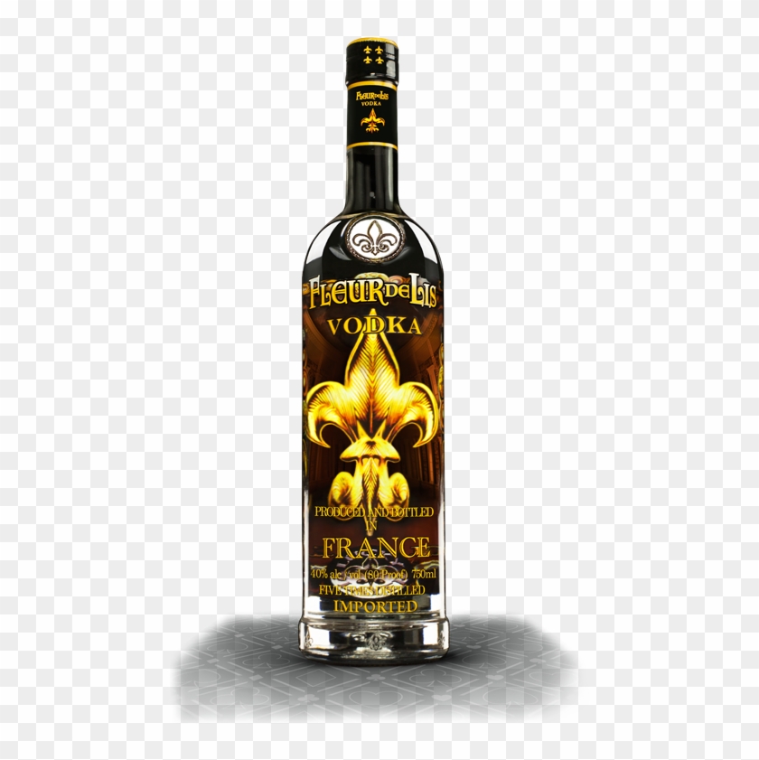 Lucky Player Vodka Fleur De Lis Bottle Shot - Fleur De Lis Drink, HD ...