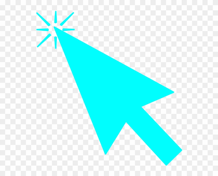 Mouse Pointer With Clicked Flashes Clip Art At Clker - Mouse Pointer ...