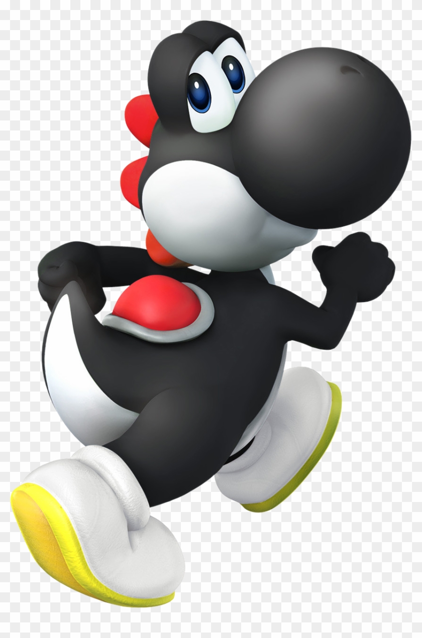 Black Yoshi Smash Bros, HD Png Download - 852x1249(#488650) - PngFind