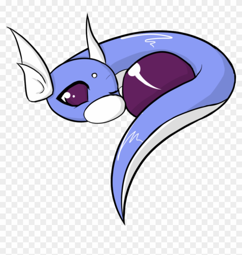 By Kaji Sunlight On - Dratini, HD Png Download - 817x804(#4810662 ...
