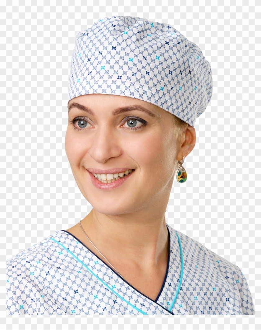 Printed White Medical Cap - Beanie, HD Png Download - 1200x1500 ...