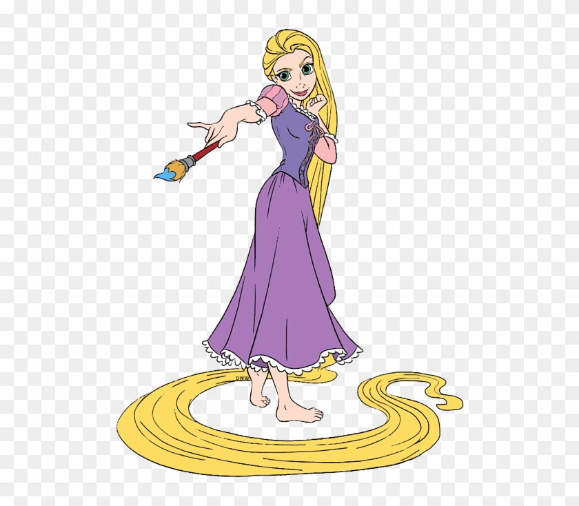 Rapunzel Painting Clip Art, HD Png Download - 509x654(#4828892) - PngFind