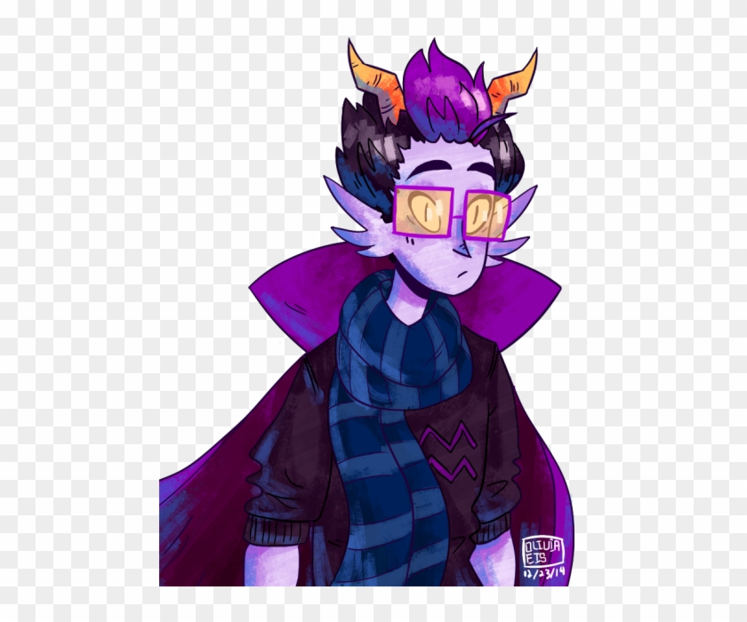 Homestuck My Art Eridan Ampora Eridan - Cartoon, HD Png Download ...