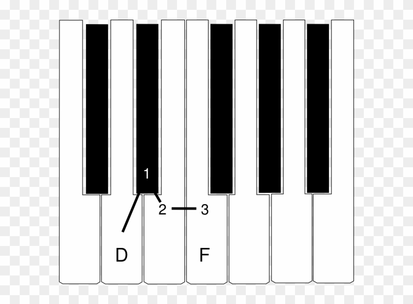 Piano Keys Real Size, HD Png Download - 600x538(#4845034) - PngFind