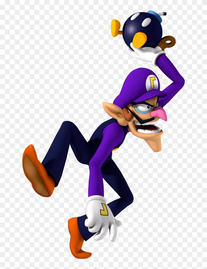 Waluigi Throwing Bob Omb - Waluigi Bomb, HD Png Download - 681x1024 ... Waluigi Throwing Bob Omb - Waluigi Bomb, HD Png Download - 681x1024 ...