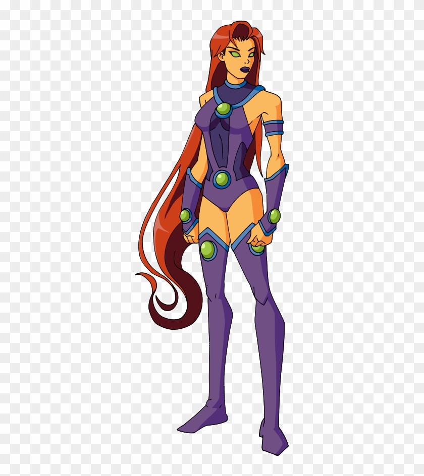 Justice League Unlimited Starfire Hd Png Download 519x900 4855917
