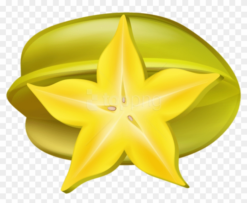 Carambola Transparent Png - Belimbing Art, Png Download - 850x663 ...