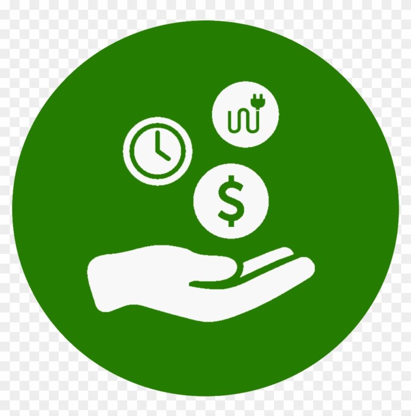 Save Time Power Money - Circle, HD Png Download - 802x800(#4858692 ...