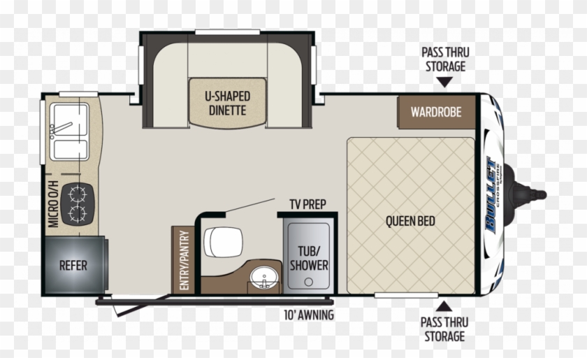 2020 Bullet Crossfire 1750rk Floor Plan Img - 2017 Keystone Bullet ...