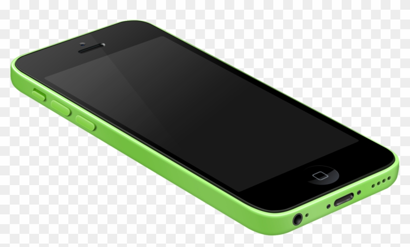 Iphone5c Green Tilt - Smartphone, HD Png Download - 1086x622(#4871575 ...
