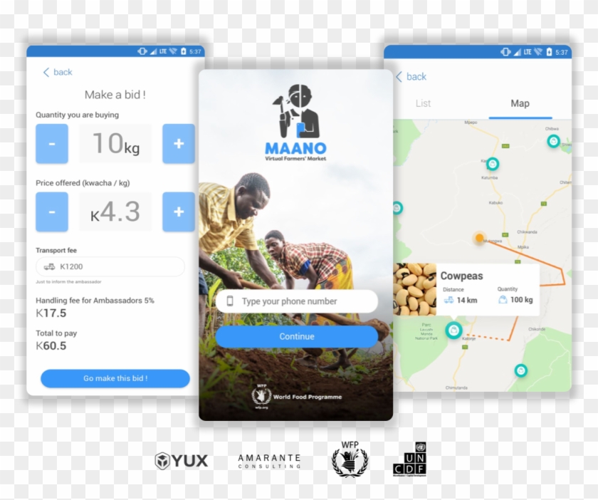 Yux Ux-ui Design Uncdf Wfp Fintech Africa - World Food Programme, HD ...
