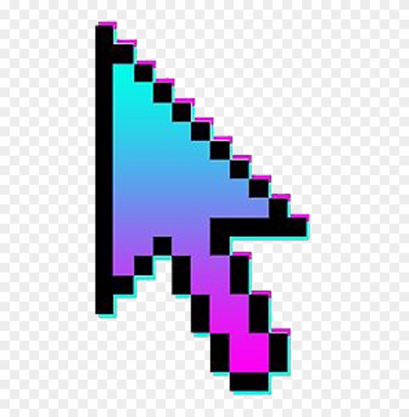 Vaporware Sticker - Minecraft Mouse Pixel Art, HD Png Download ...