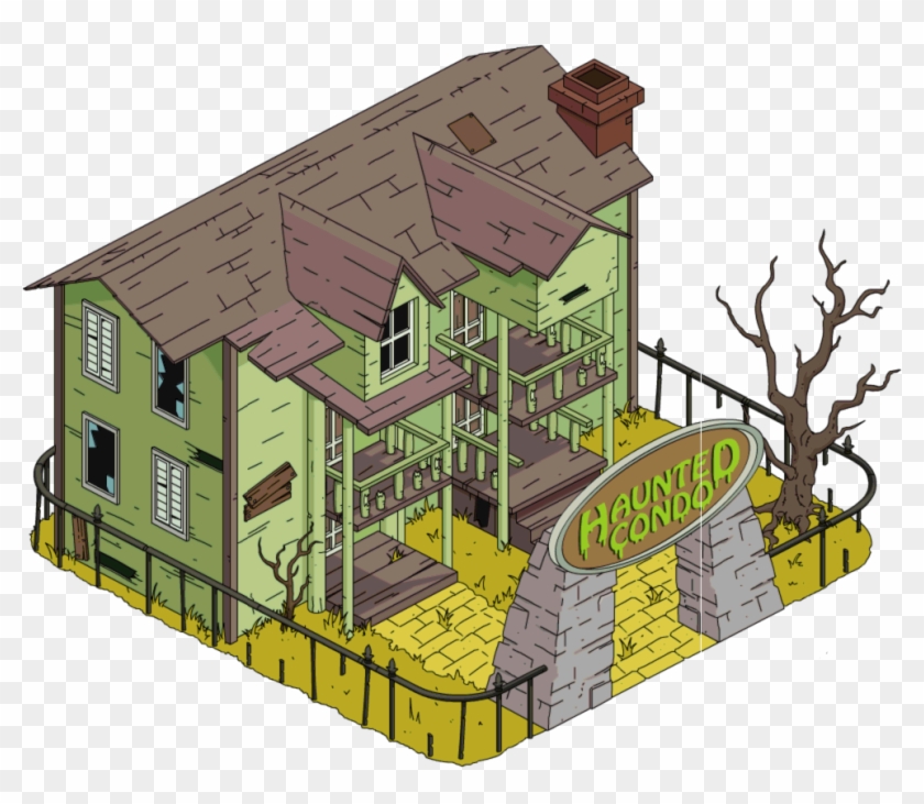 Tapped Out Haunted Condo - Simpsons Tapped Out Buildings, HD Png ...