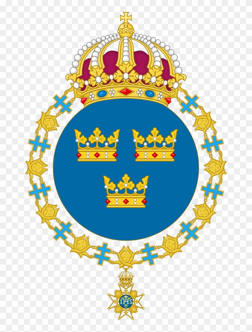 Coat Of Arms Of Sweden - Coat Of Arms Sweden King, HD Png Download ...
