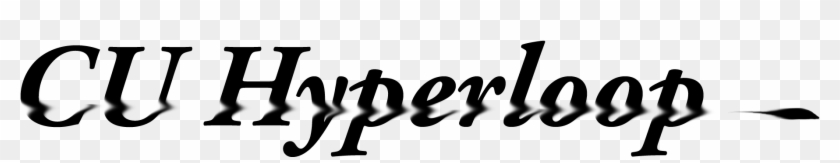 Cu Hyperloop Official Text Logo - Calligraphy, HD Png Download ...