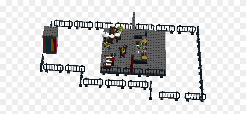 Concert Stage - Concert Stage Top View Png, Transparent Png - 1126x601 ...