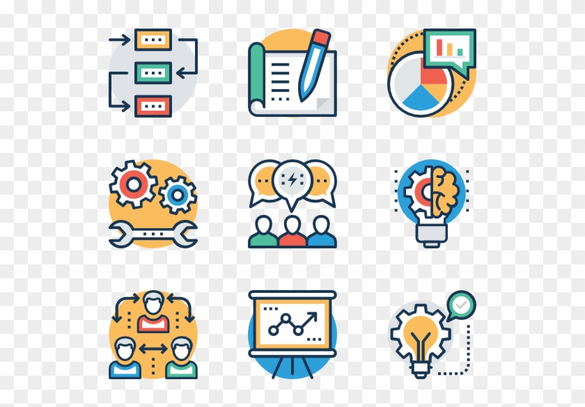 Project Management - Cyber Security Icon Set, HD Png Download - 600x564 ...