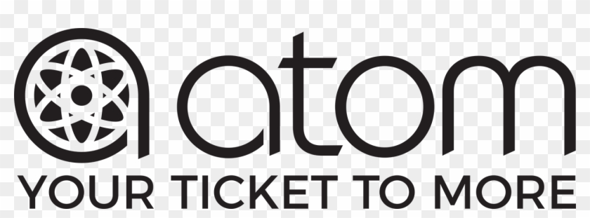 Atom Ticket Logo - Cross, HD Png Download - 1440x465(#4956751) - PngFind